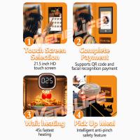 China VendLife Dual Microwave Bento Vending Machine: 24/7 hot meal vending kiosk. 2x4000W, 45s, 110-168 boxes, QR & face-pay. Offices, factories. Operators, wholesalers, vending entrepreneurs. for sale