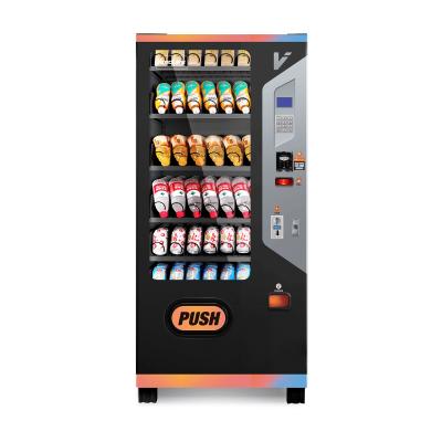 China Commercial Button Operated Drink and Snack Combo Vending Machine with Refrigerated Cooling System, Keypad Selection, Large Capacity Storage and Multiple Payment Options for Self-Service Retail Busines for sale