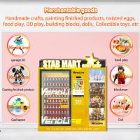 China Interactive Mystery Box Vending Machine with Touch Screen, Remote Management and Customizable Display Cabinet for Retail Operators for sale