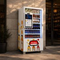 China Smart Beverage Vending Machine with 21.5 Inch Touch Screen, Refrigerated Drink Dispenser, Cashless Payment and Remote Management System for Commercial Self Service Retail for sale