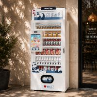 China Smart Beverage Vending Machine with 21.5 Inch Touch Screen, Refrigerated Drink Dispenser, Cashless Payment and Remote Management System for Commercial Self Service Retail for sale