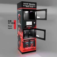 China Smart Helmet Cleaning Vending Machine with UV Sterilization, Automatic Drying, Deodorizing System and QR Card Payment for Motorcycle Shops, Gyms and Public Locations for sale