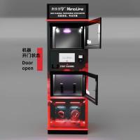 China Smart Helmet Cleaning Vending Machine with UV Sterilization, Automatic Drying, Deodorizing System and QR Card Payment for Motorcycle Shops, Gyms and Public Locations for sale