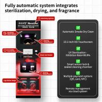 China Smart Helmet Cleaning Vending Machine with UV Sterilization, Automatic Drying, Deodorizing System and QR Card Payment for Motorcycle Shops, Gyms and Public Locations for sale