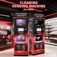 China Smart Helmet Cleaning Vending Machine with UV Sterilization, Automatic Drying, Deodorizing System and QR Card Payment for Motorcycle Shops, Gyms and Public Locations for sale