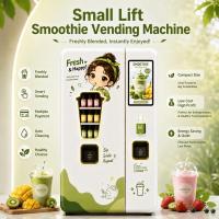 China Small Fresh Smoothie Vending Machine with Automatic Blender, Smart Payment System, 21.5-Inch Touchscreen, Self-Cleaning Function for Healthy Beverage Retail Business for sale