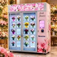 China Commercial Flower Vending Machine with Temperature-Controlled Freshness, Automatic Self-Service Shopping, Card Payment and Customizable Flower Storage for sale