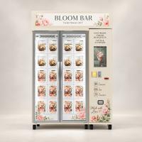 China Commercial Refrigerated Fresh Flower Vending Machine with 21.5-Inch Touch Screen and 20 Cooled Compartments for sale