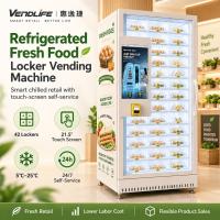 China Refrigerated Locker Vending Machine - Smart Electronic Parcel Locker with Touch Screen and App Control for Office, Community, Campus for sale