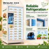 China Refrigerated Locker Vending Machine - Smart Electronic Parcel Locker with Touch Screen and App Control for Office, Community, Campus for sale