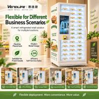 China Refrigerated Locker Vending Machine - Smart Electronic Parcel Locker with Touch Screen and App Control for Office, Community, Campus for sale