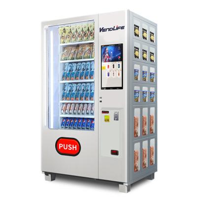 China 2g/3g/4g Fresh Vegetable Box Food Delivery By Robot Arm Fruit Bar Salad card reader atm skimmer Vending Machin for sale
