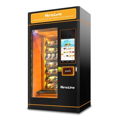 China 2021  Newly Freshly Vegetables And Fruits Automatic Drink Vending Machine For Shopping Mall And Market for sale