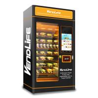 China Salad Vegetable And Fruits Fully Automatic Single-Cabinet Commercial Hot Food Vending Machine For 2021 New Style for sale