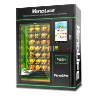 China Beer Fresh Food Vending Machines 0.55T Weight Explosionproof Tempered Glazed for sale