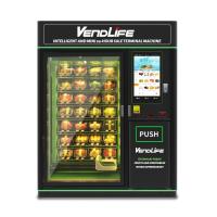 China 220V Automatic Hot Food Vending Machine Microwave Equipped DEX System for sale