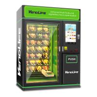 China 220V Automatic Hot Food Vending Machine Microwave Equipped DEX System for sale