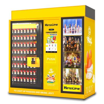 China CQC Approved Fidget Toy Vending Machine 448pcs With 21in Screen for sale