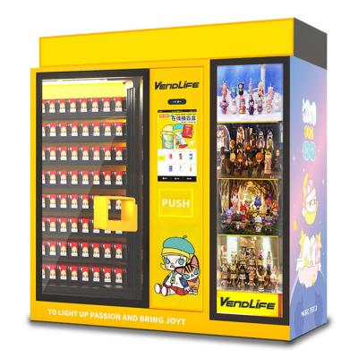 China Combo Toy Vending Machines 1.3m width With intelligent screen for sale