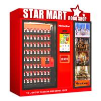 China Red Toy Crane Vending Machine MDB System 0.25t gross weight 448pcs capacity for sale