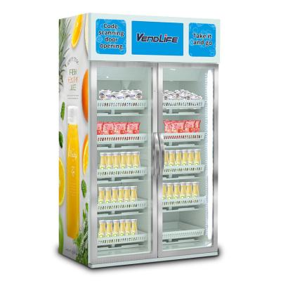 China Minimalist Smart Vending Machine Gravity Induction 1100V 1000W for sale