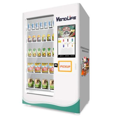 China Self Service Fresh Salad Vending Machine 60HZ 380kg Netweight for sale