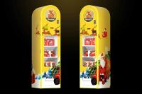 China cashless payment Automatic Vending Machine 50HZ Frenquency Refrigerated for sale