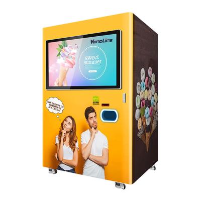 China 110V Coin Operated Ice Cream Vending Machines FCC Certified for sale