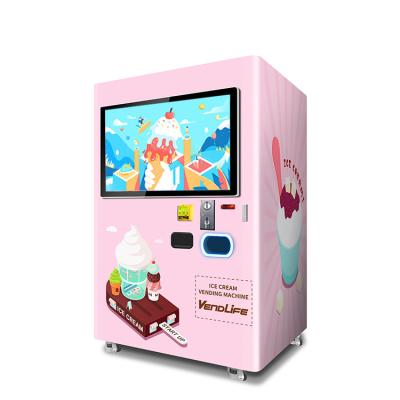 China Automatic Ice Cream Vending Machine 850W Power Supply ODM Available for sale