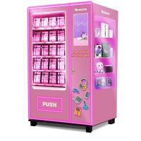 China happy box Cosmetic Vending Machines 60HZ With 19inches Screen 150pcs for sale