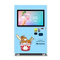 China Soft Serve Ice Cream Vending Machines DEX System With 42inches Screen for sale