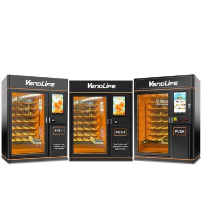 China Multifunction Fruit And Vegetable Vending Machines 1800W for sale