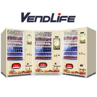 China 24 Hours Self-service Store Drinks And Snacks Combo Vending Machine For Food And Drinks Snacks  Vending Machine for sale