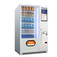 China Coin&bill Operated Outdoor Snack Drink Combo Vending Automatic Noodles Refrigerated  Vending Machine for sale