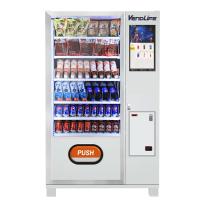 China 24 Hours Online Self Service  vending machine Convenience Stores combo Drinks and Snacks Vending Machine Video T for sale