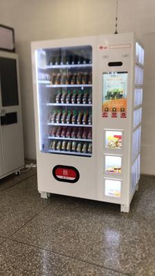 China Self Touch Screen Drink Snack Vending Machine USA banknote vending machines black  vending machine for sale
