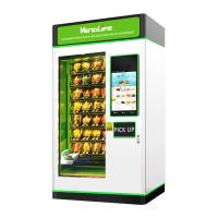 China Subway Station Food Healthy Salad Vending Machine With Touch Screen for sale