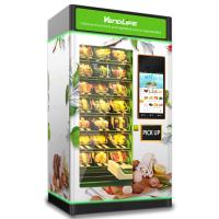 China Belt Conveyor Elevator Vending Machine For Glass Water Healthy Food Pho Bo Salad Egg Vegetable Combo for sale