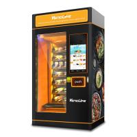 China Multimedia Touch Salad Cake Food Vending Machine With CE Certificate for sale