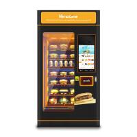 China Multimedia Touch Salad Cake Food Vending Machine With CE Certificate for sale