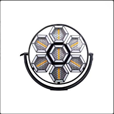 China 7 Heads Double Rings 3in1 Retro Light for sale