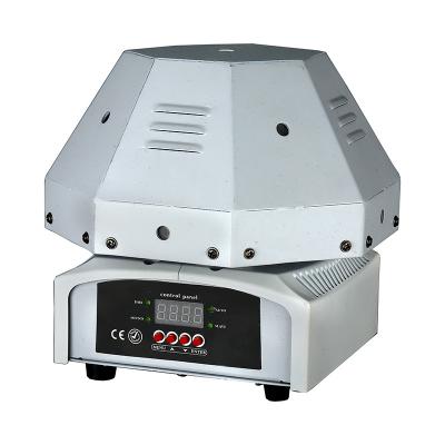 China White KTV 9 Eyes Rgb Laser Stage Light 30W 360 ° Endless Rotation for sale