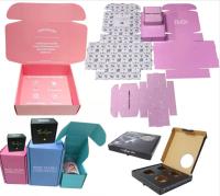 China Folding Box Extra Hard Clothing Cosmetics Packaging Box Express Box Customized Logo for sale