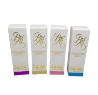 China Custom Personal Care Color Gold Hot Foil Paper Skincare Serum Cosmetic Packaging Box for sale