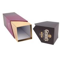 China High Grade Custom Cardboard Makeup Packaging Gold Hollow Perfume Packaging Box for sale