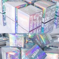 China Glossy Finish Custom Logo Cardboard Box Cosmetic Packaging Drawer UV Box For Skincare Perfume for sale