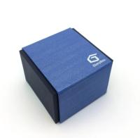 China Magnetic Paper Box Cardboard Rigid Jewelry Packaging Custom Blue Necklace Box for sale