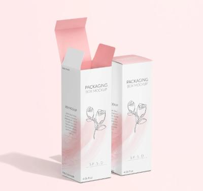 China Custom Exquisite Packaging Small Paper Box And Logo Printing Box For Skin Care Cosmetics for sale