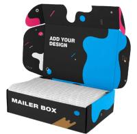 China Large Color Printed Cardboard Box Mailing Apparel Box Corrugated Custom Shipping Boxes for sale