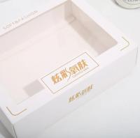 China Custom Product Display Carton Underwear Socks Clothing Packaging Box With Transparent Window Paper Box for sale